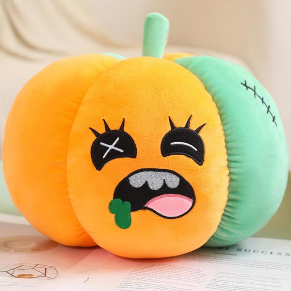 ・?【Unique Pumpkin Design】This pumpkin plush pillow features a realistic yet adorable pumpkin shape, paired with soft fab...