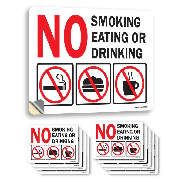 ・SIZE ＆ SPECS: 10 Pack Of 10" x 7" Vinyl Label Decals - Commercial grade vinyl with adhesive backing specifically design...