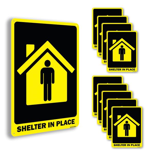 ・SIZE ＆ SPECS: 10 Pack Of 10" x 7" Rigid Plastic Signs - Commercial grade polystyrene with (4) pre-drilled ?" mounting h...