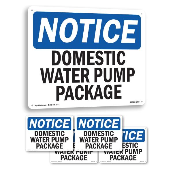 ・SIZE ＆ SPECS: 5 Pack Of 10" x 7" Rigid Plastic Signs - Commercial grade polystyrene with (4) pre-drilled ?" mounting ho...