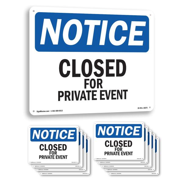 ・SIZE ＆ SPECS: 10 Pack Of 10" x 7" Aluminum Signs (Rust Free) - Commercial grade pre-finished white aluminum with (4) pr...