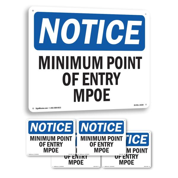 ・SIZE ＆ SPECS: 5 Pack Of 14" x 10" Rigid Plastic Signs - Commercial grade polystyrene with (4) pre-drilled ?" mounting h...