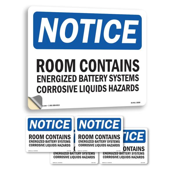 ・SIZE ＆ SPECS: 5 Pack Of 5" x 3.5" Vinyl Label Decals - Commercial grade vinyl with adhesive backing specifically design...