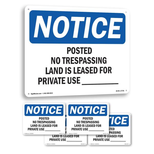 ・SIZE ＆ SPECS: 5 Pack Of 14" x 10" Rigid Plastic Signs - Commercial grade polystyrene with (4) pre-drilled ?" mounting h...