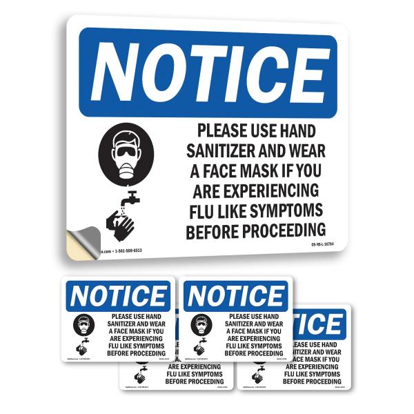 ・SIZE ＆ SPECS: 5 Pack Of 5" x 3.5" Vinyl Label Decals - Commercial grade vinyl with adhesive backing specifically design...