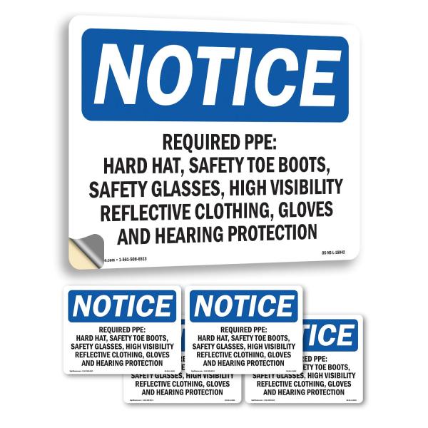 ・SIZE ＆ SPECS: 5 Pack Of 7" x 5" Vinyl Label Decals - Commercial grade vinyl with adhesive backing specifically designed...