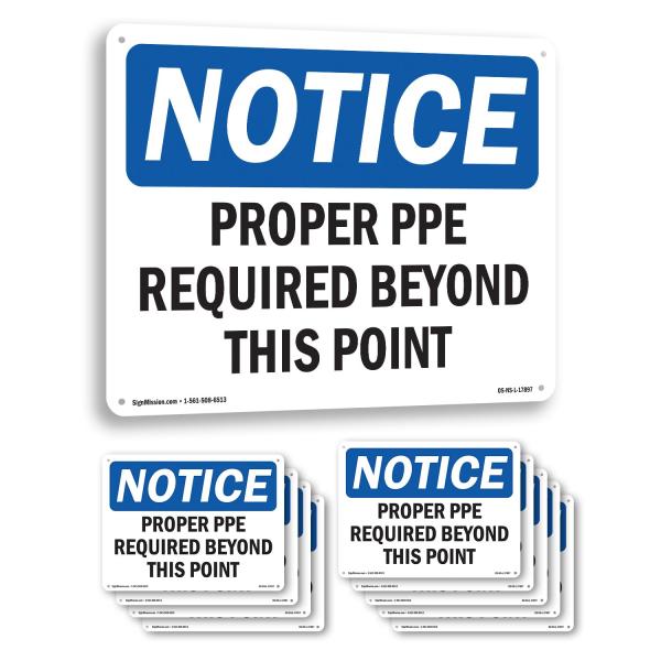 ・SIZE ＆ SPECS: 10 Pack Of 10" x 7" Aluminum Signs (Rust Free) - Commercial grade pre-finished white aluminum with (4) pr...