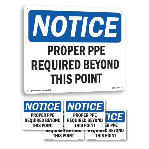 ・SIZE ＆ SPECS: 5 Pack Of 14" x 10" Rigid Plastic Signs - Commercial grade polystyrene with (4) pre-drilled ?" mounting h...