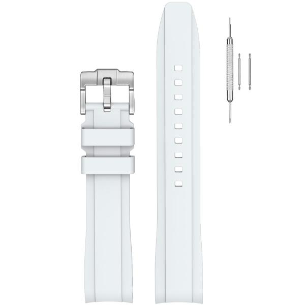 ・【すべてのムーンズウォッチ20mm腕時計にフィット】ムーンウォッチウォッチに最適なアクセサリーバンド。このオメガスウォッチ用のおしゃれで丈夫なストラップは、あなたのスタイルを向上させ、時計の優雅さを際立たせるように作られています。 Ome...
