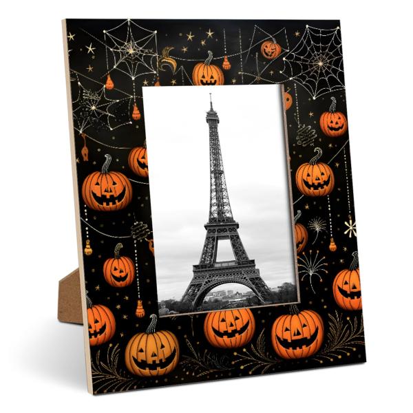 ・Wooden Photo Frame: The photo frame is made of wood and acrylic materials. Transparent high-definition acrylic panels p...
