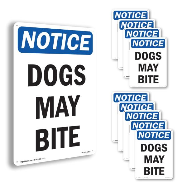 ・SIZE ＆ SPECS: 10 Pack Of 10" x 7" Aluminum Signs (Rust Free) - Commercial grade pre-finished white aluminum with (4) pr...