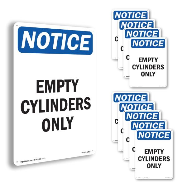 ・SIZE ＆ SPECS: 10 Pack Of 10" x 7" Rigid Plastic Signs - Commercial grade polystyrene with (4) pre-drilled ?" mounting h...
