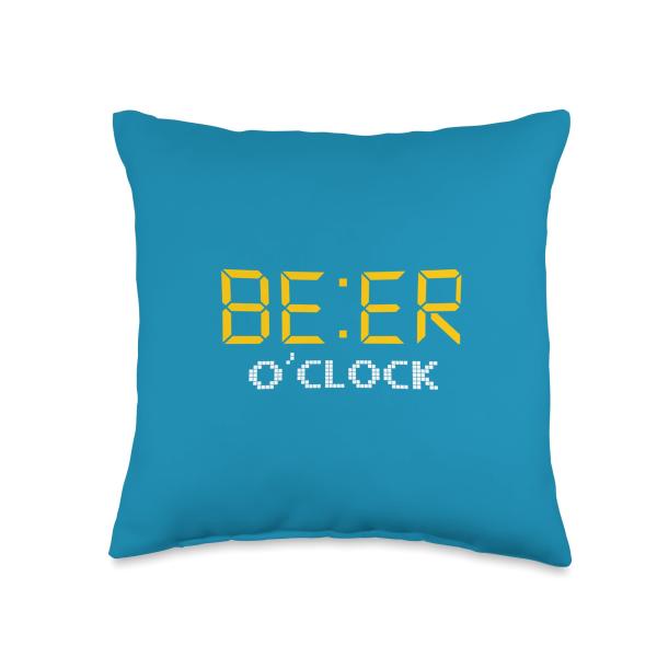 ・Funny cute retro digital display with bold "Beer O'Clock" in clock font. Classic humor for chill drinkers and party goe...
