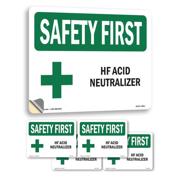 ・SIZE ＆ SPECS: 5 Pack Of 10" x 7" Vinyl Label Decals - Commercial grade vinyl with adhesive backing specifically designe...