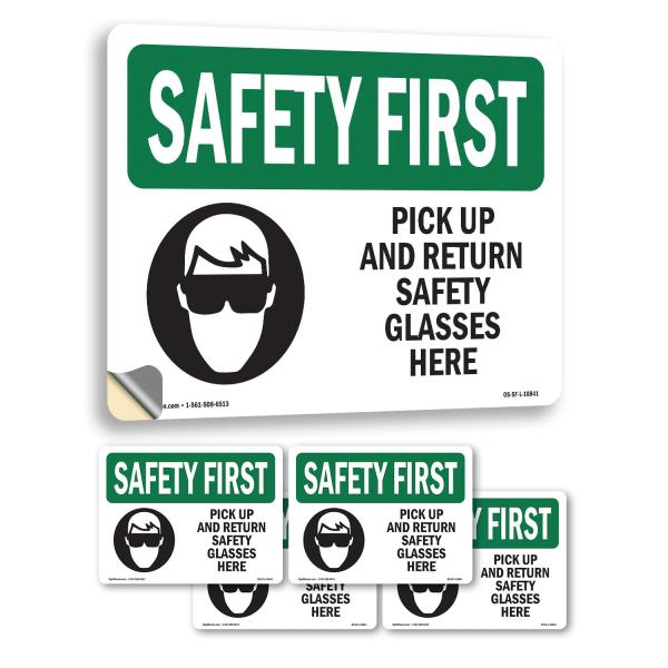 ・SIZE ＆ SPECS: 5 Pack Of 14" x 10" Vinyl Label Decals - Commercial grade vinyl with adhesive backing specifically design...