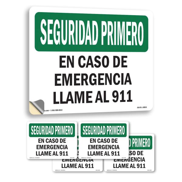 ・SIZE ＆ SPECS: 5 Pack Of 14" x 10" Vinyl Label Decals - Commercial grade vinyl with adhesive backing specifically design...