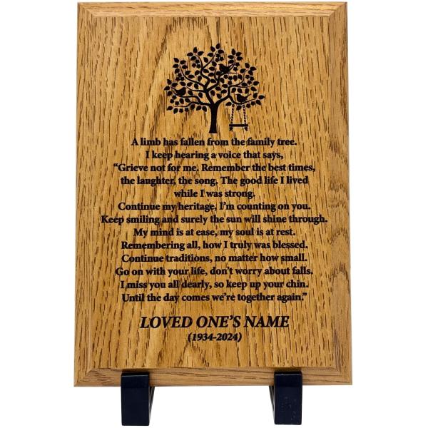 ・{Customizable with Name and Date} Make it personal by adding a loved one's name and meaningful date, creating a truly s...