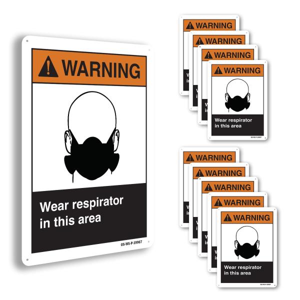 ・SIZE ＆ SPECS: 10 Pack Of 14" x 10" Rigid Plastic Signs - Commercial grade polystyrene with (4) pre-drilled ?" mounting ...