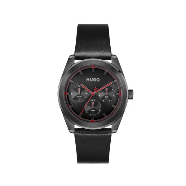・#BRIGHT SPORT brings HUGO's signature energy to every moment. A multi-eye dial, sport bezel, and vibrant colorways ampl...