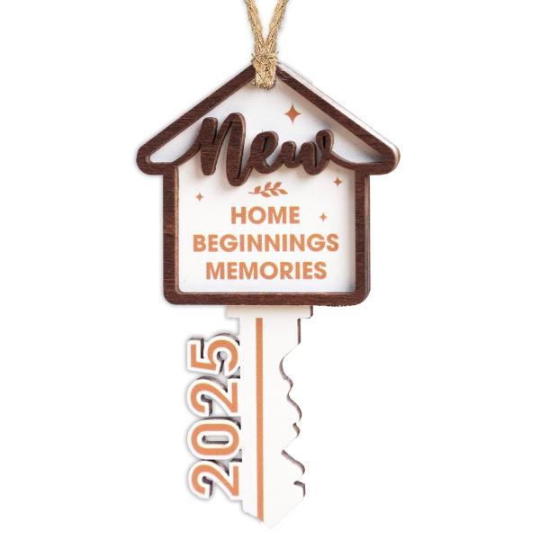 ・? New Home Key Christmas Ornaments 2025 - A Memorable Keepsake: Celebrate a milestone moment with this beautifully craf...