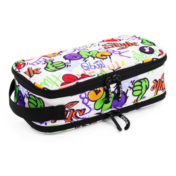 ・Large Capacity - 2000 ML capacity is larger than most pencil cases and holds 100+ pens, plus a variety of school suppli...