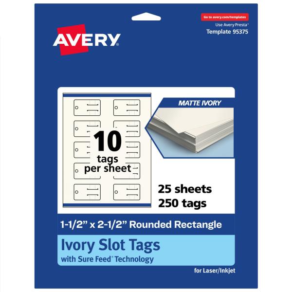 ・Elevate your branding, products, or projects with Avery printable tags that let you easily create your own customizable...