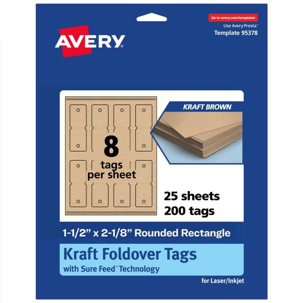 ・Elevate your branding, products, or projects with Avery printable tags that let you easily create your own customizable...