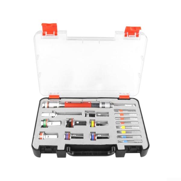 ・[CONSTRUCTION] Made from sturdy alloy steel, this multifunction socket set withstands demanding tasks while providing r...