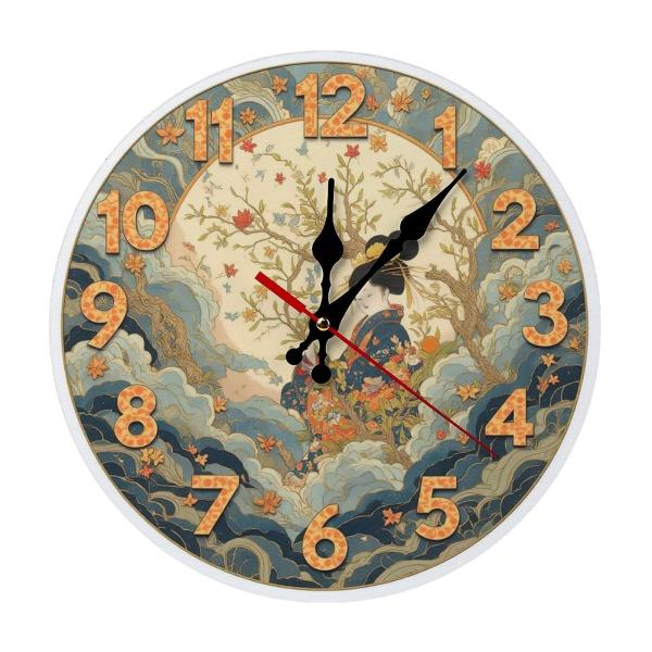 ・Constructed with 5mm Thick Wooden Board - Includes: movement ×1, back cover (with adhesive) ×1, clock face ×1, 3 hands,...