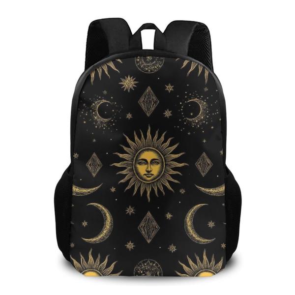 ・Large Storage: Size is 17" L x 12.6" W x 5.5" H, can store books, laptops, stationery, and more. The double zipper clos...