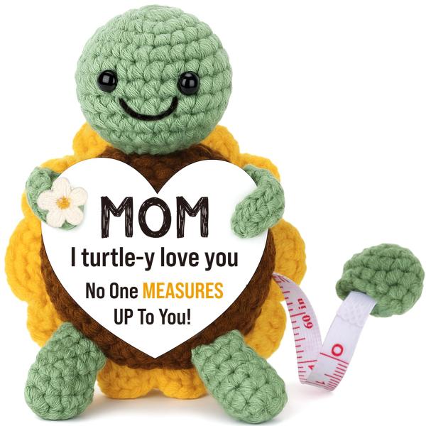・クリスマスママギフト:かわいいヒマワリカメの愛らしいボディメジャーテープ格納式ギフトは、あなたとお母さんの間の感情的なつながりを効果的に強化します。娘の息子からのママギフト、新しいお母さんのギフト、ボーナスママギフト、継母ギフト、義母への...