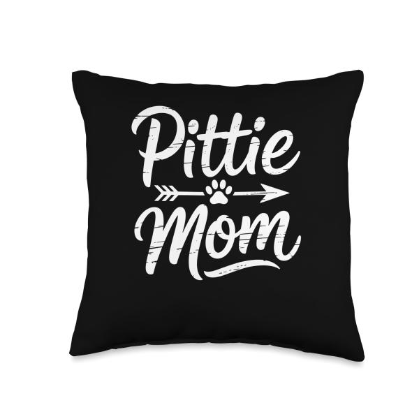 ・Pittie Pitbull Dog Mom is a funny design for women who love their dogs. Mother's day present idea for dog moms, pitbull...