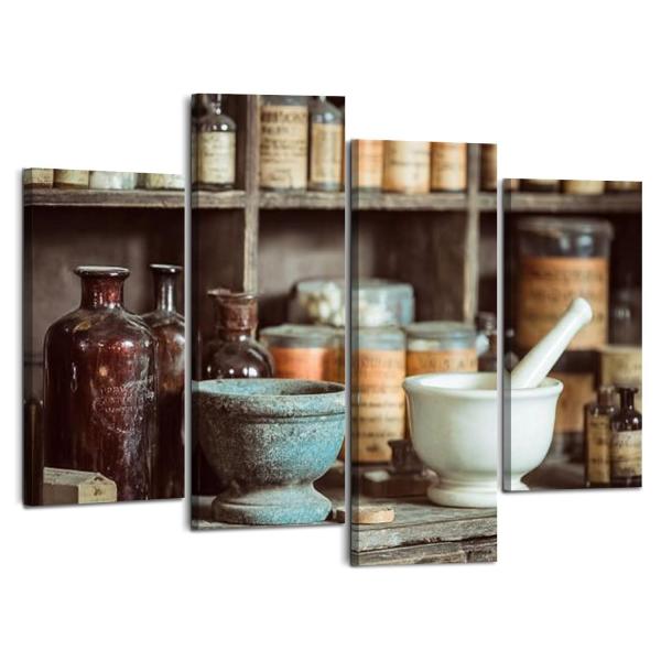 ・Canvas Artwork Size: Classic size, 12"x24"x2pcs+12"x32"x2pcs. (Total size of 4 pieces if placed together without spaces...