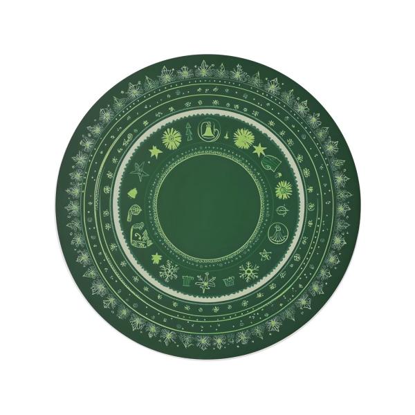 ・High-quality Waterproof Material: Our indoor and outdoor round tablecloth is made of durable high-quality material, ens...