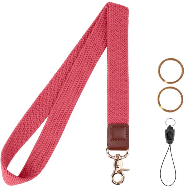 ・Upgraded Lanyard: Say goodbye to bulky traditional neck straps with our ultra-light, high-density nylon woven design. E...