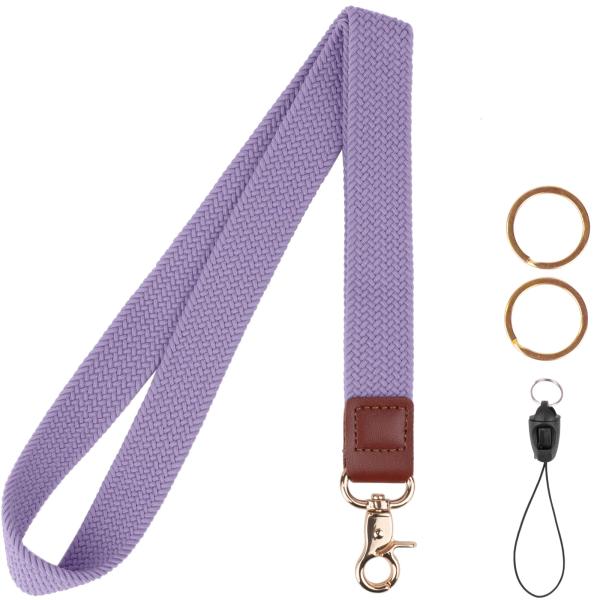 ・Upgraded Lanyard: Say goodbye to bulky traditional neck straps with our ultra-light, high-density nylon woven design. E...