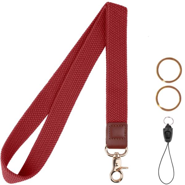 ・Upgraded Lanyard: Say goodbye to bulky traditional neck straps with our ultra-light, high-density nylon woven design. E...