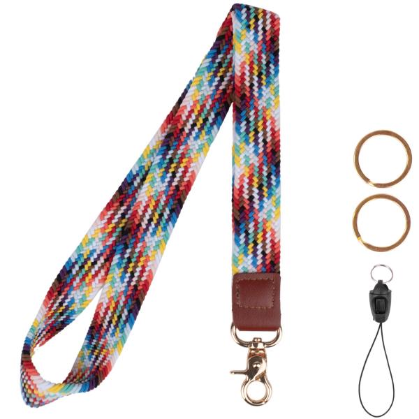 ・Upgraded Lanyard: Say goodbye to bulky traditional neck straps with our ultra-light, high-density nylon woven design. E...