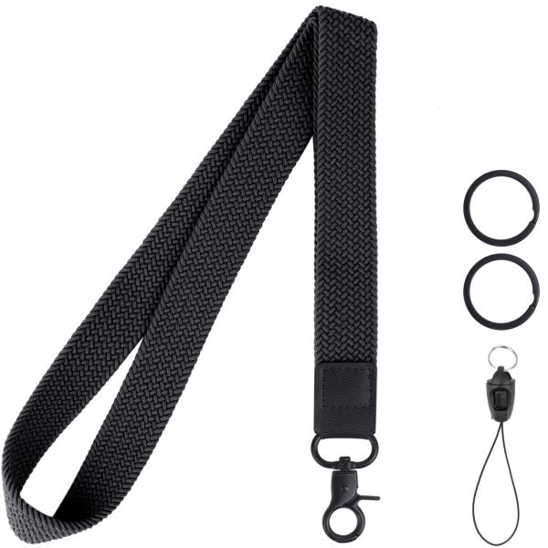 ・Upgraded Lanyard: Say goodbye to bulky traditional neck straps with our ultra-light, high-density nylon woven design. E...