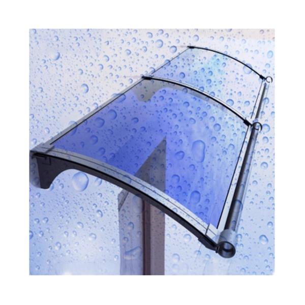 ・High-quality materials：Awning for door entrance is made of high-quality solid polycarbonate panels and aluminum alloy b...