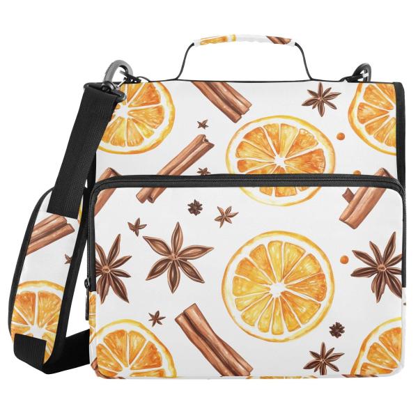 ・Large capacity: 3 Ring zipper binder measures 13.6"Lx12.4"Hx4.7"W,1.5 inch binder ring can hold up to 500 sheets paper....