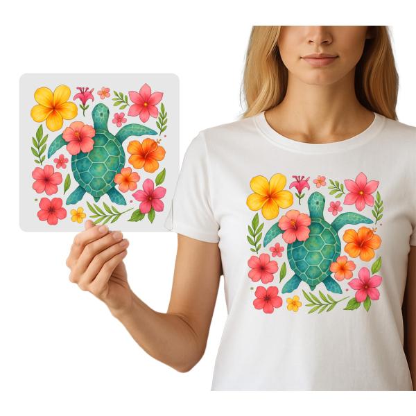 ・Vibrant ＆ Durable Print: Enjoy a high-quality tropical heat transfer that boasts a vivid, full-color watercolor design....