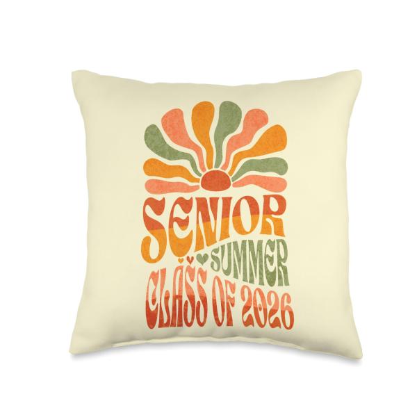 ・Cute retro design style of a boho sunrise that says Senior Sunrise Class of 2026, perfect for high school seniors it ca...