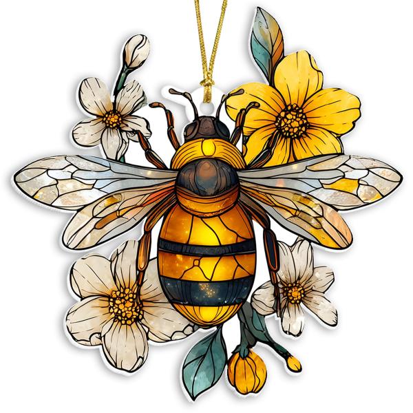 ・Perfect Size: Measures 3.4 x 3.4 x 0.33 inches, ideal for Christmas trees, car rearview mirrors, or decorative displays...