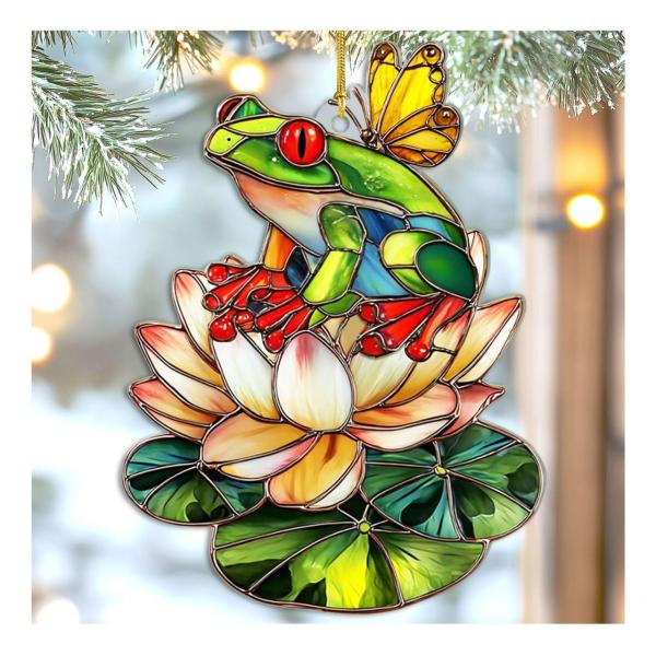 ・?Perfect Size: Measures 3.54 x 3.54 x 0.12 inches, ideal for Christmas trees, car rearview mirrors, or decorative displ...