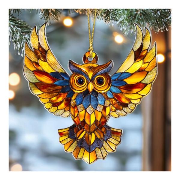 ・Perfect Size: Measures 3.4 x 3.4 x 0.33 inches, ideal for Christmas trees, car rearview mirrors, or decorative displays...