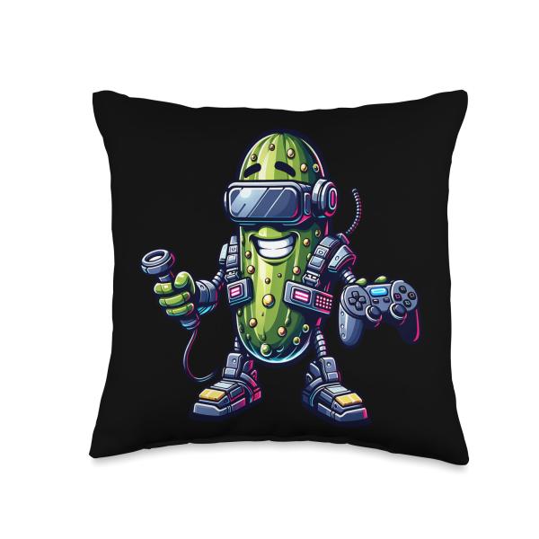 ・Step into a world where pickles and gaming collide with this unique character. You'll instantly connect with the playfu...
