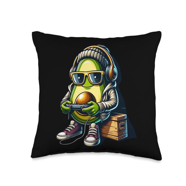・Dive into a world where avocados are the ultimate gamers. This laid-back cool avocado is here to bring a smile to your ...