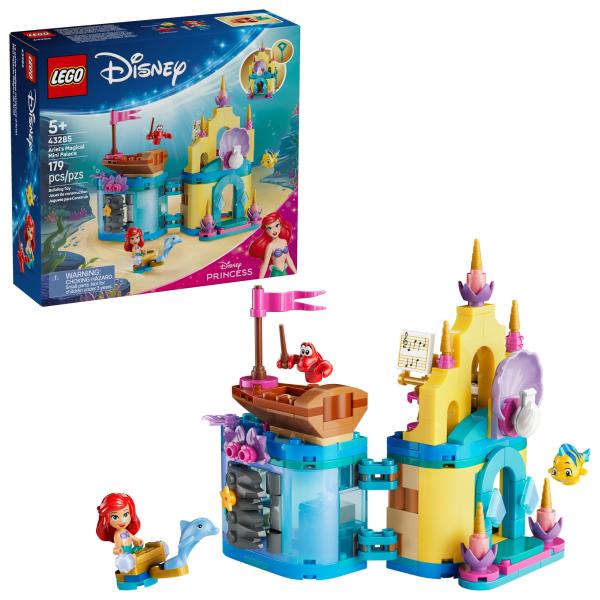 ・EXPLORE UNDER THE SEA - Dive into a miniature underwater world with the LEGO Disney Princess Ariel's Magical Mini Palac...