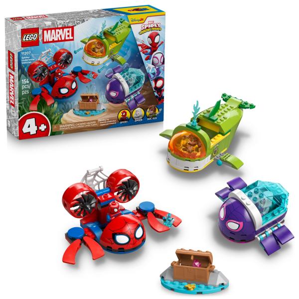 ・SPIDEY'S SUPER HERO SUBMARINES - Dive into fun with LEGO Marvel Spidey And His Amazing Friends Spidey: Underwater Vehic...